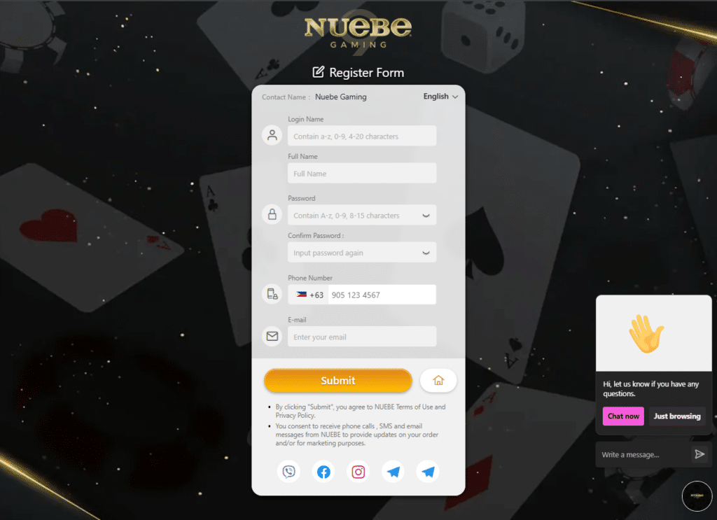 Nuebe Gaming Sign Up | Join Now for Exciting Rewards